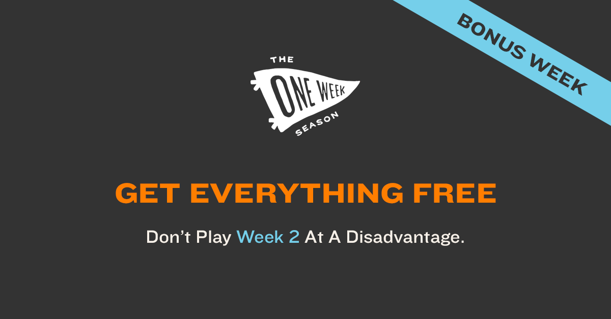 Week 2 Player Grid - One Week Season